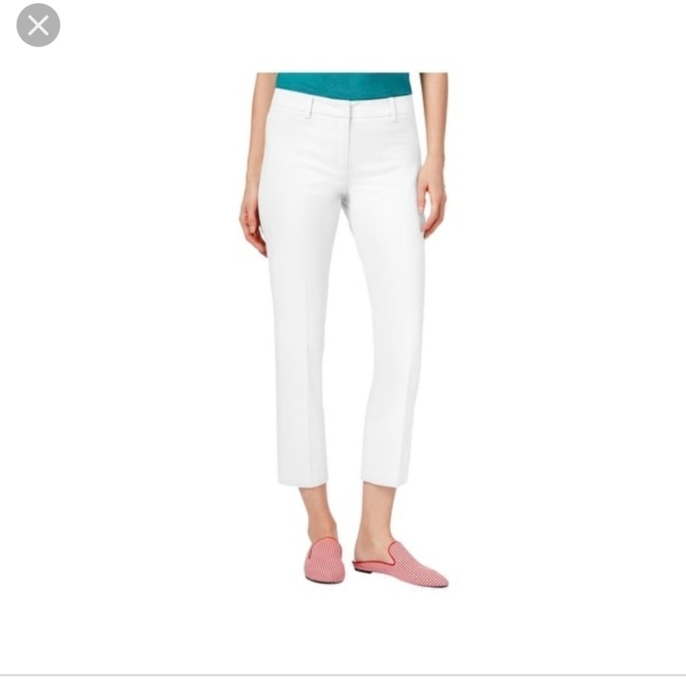 New Dockers Women Off White Cropped Pants ~ New - Gem